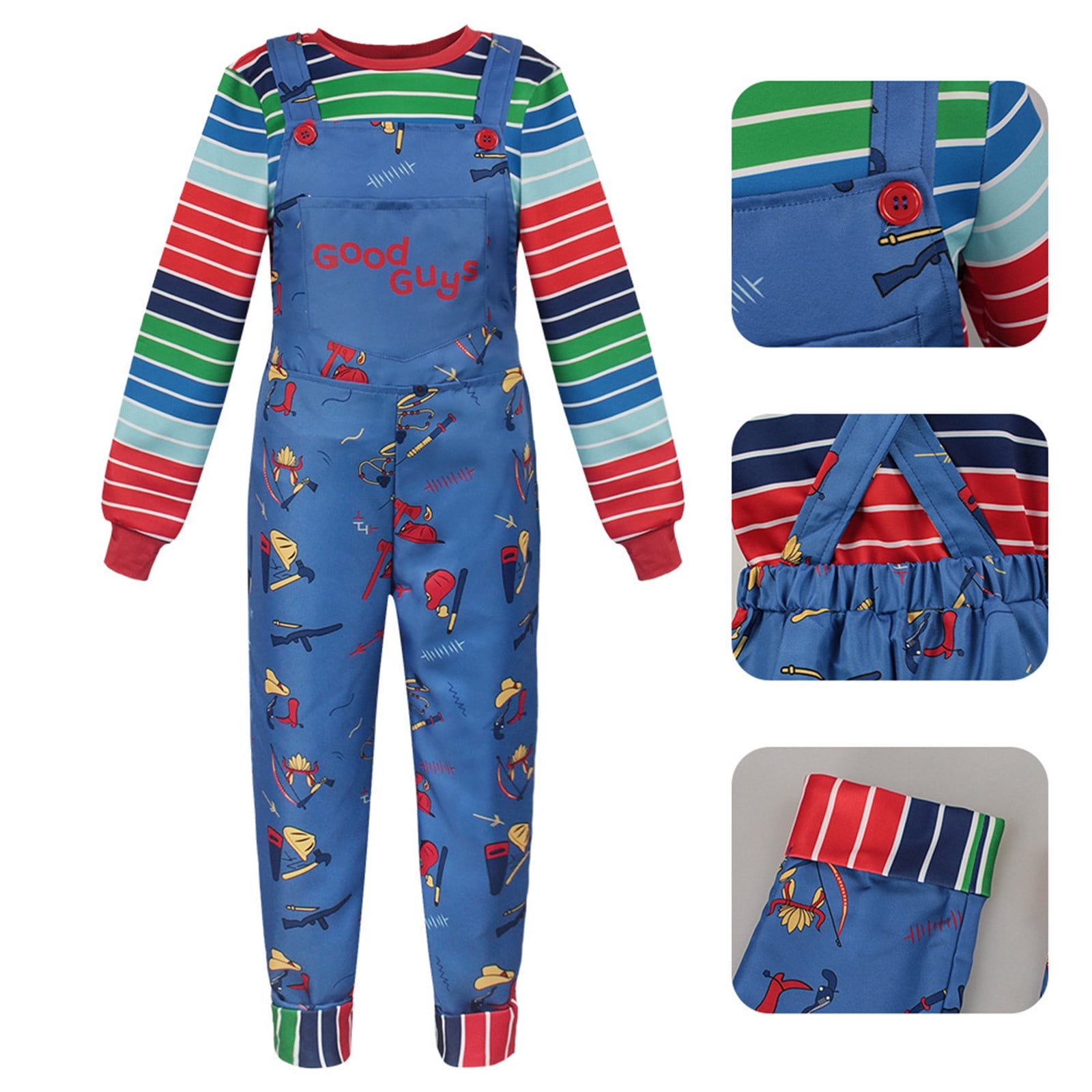 Quibby Child's Play Costume Child's Play Jumpsuit Halloween Costumes ...