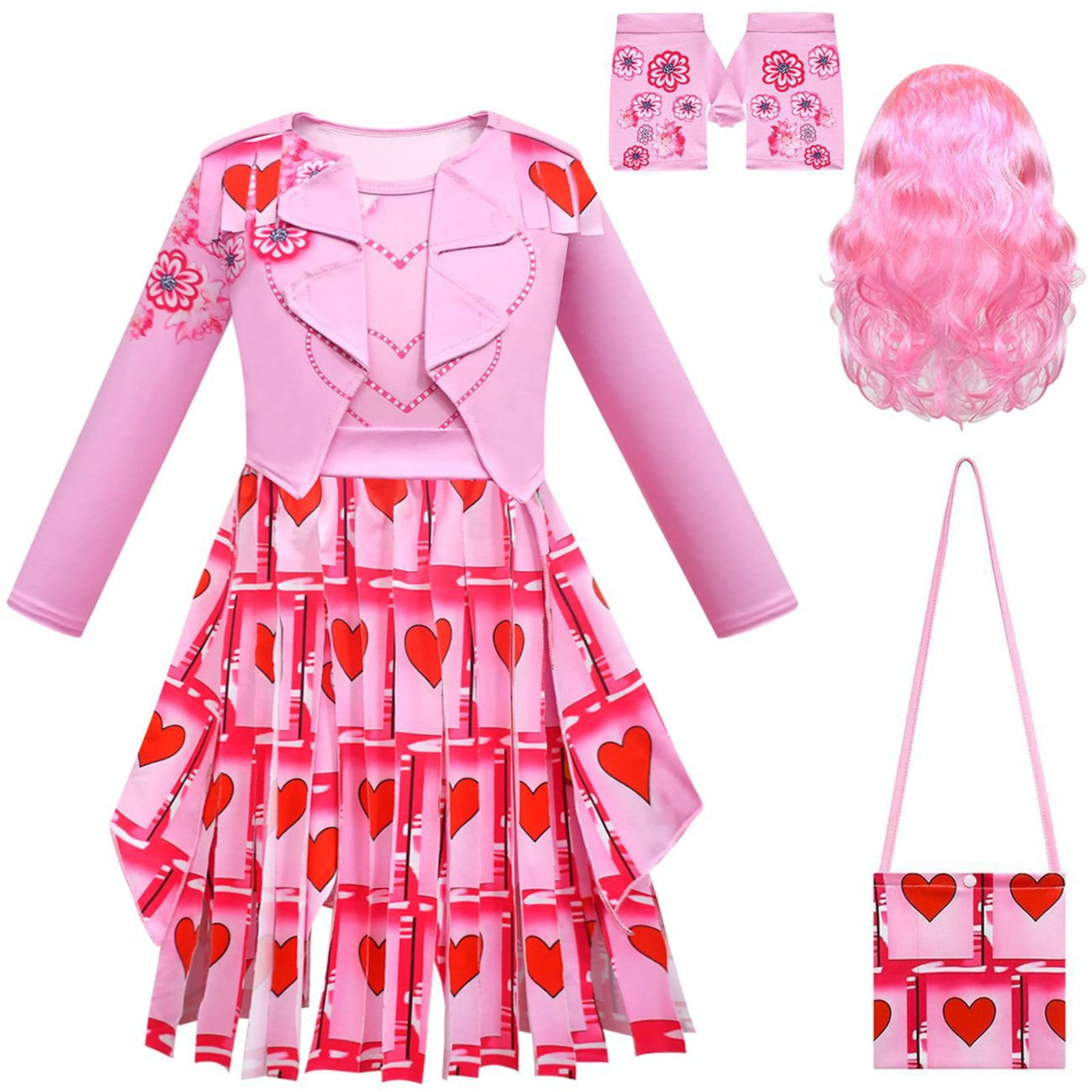 Quibby Descendants 4 Costumes - Kids Princess Descendants Party Dress ...
