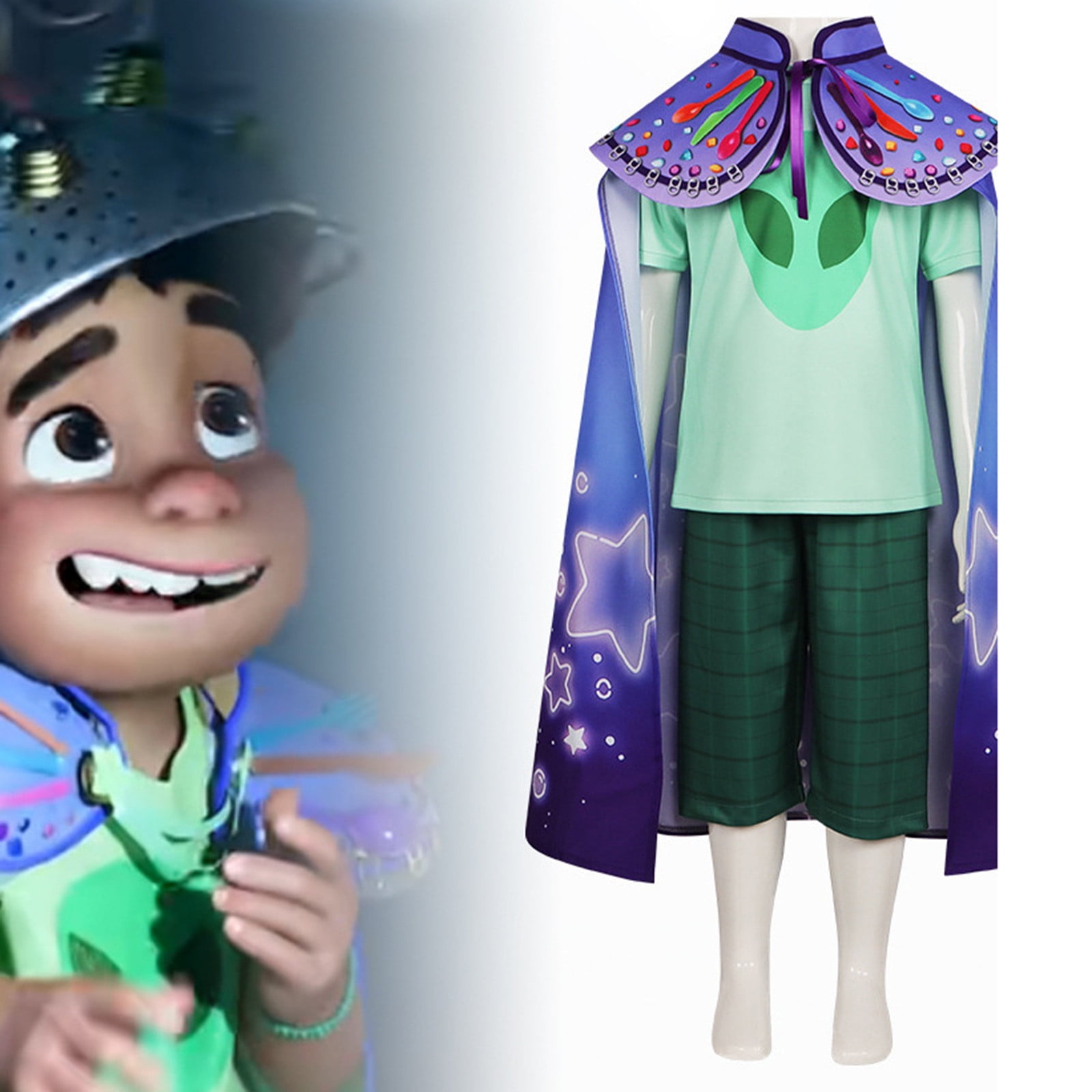 Quibby Elio Costume for Kids Cartoon Movie Jumpsuit Halloween Costumes ...