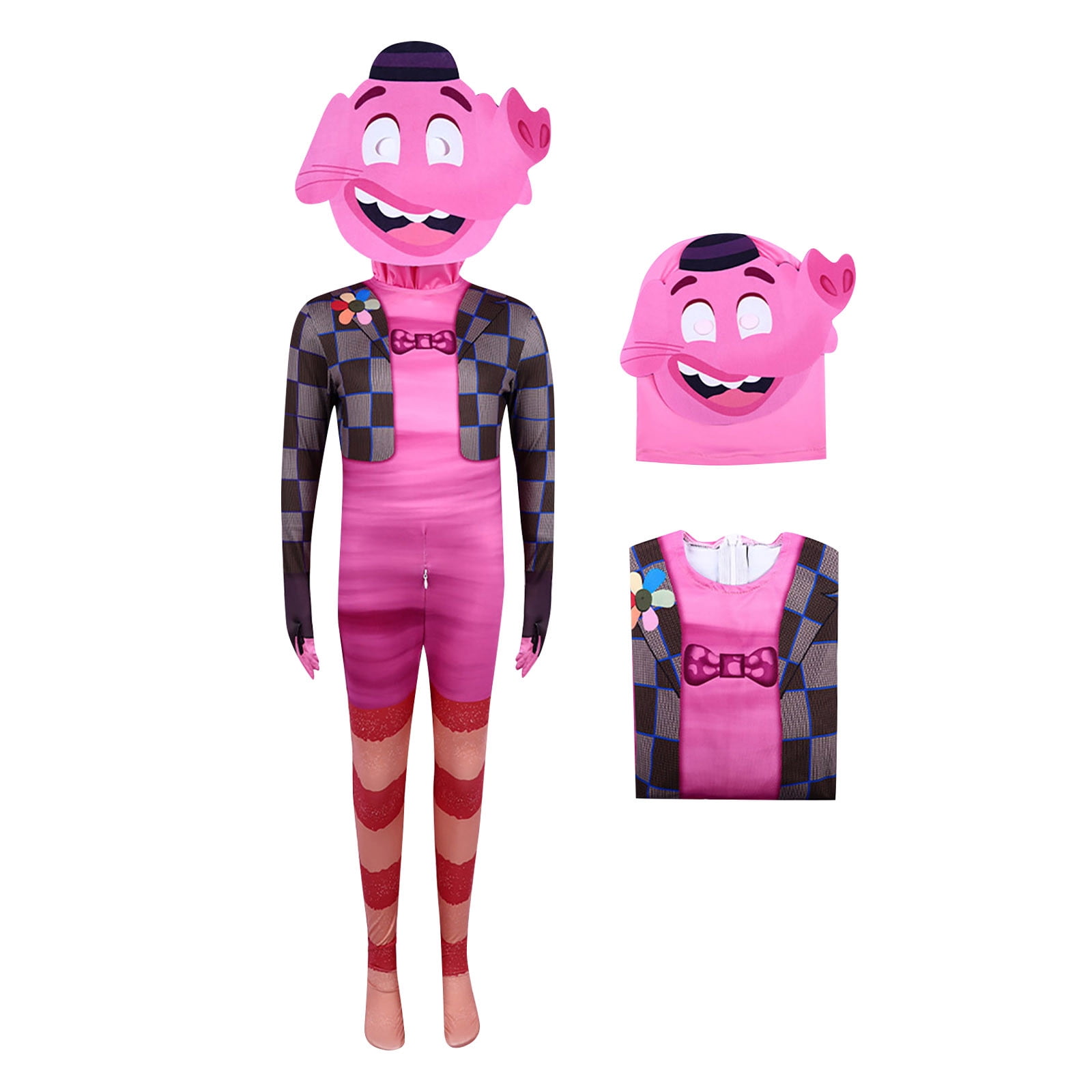 Quibby Inside Out 2 Costume Colorful Mood Character Outfit - Inside Out ...
