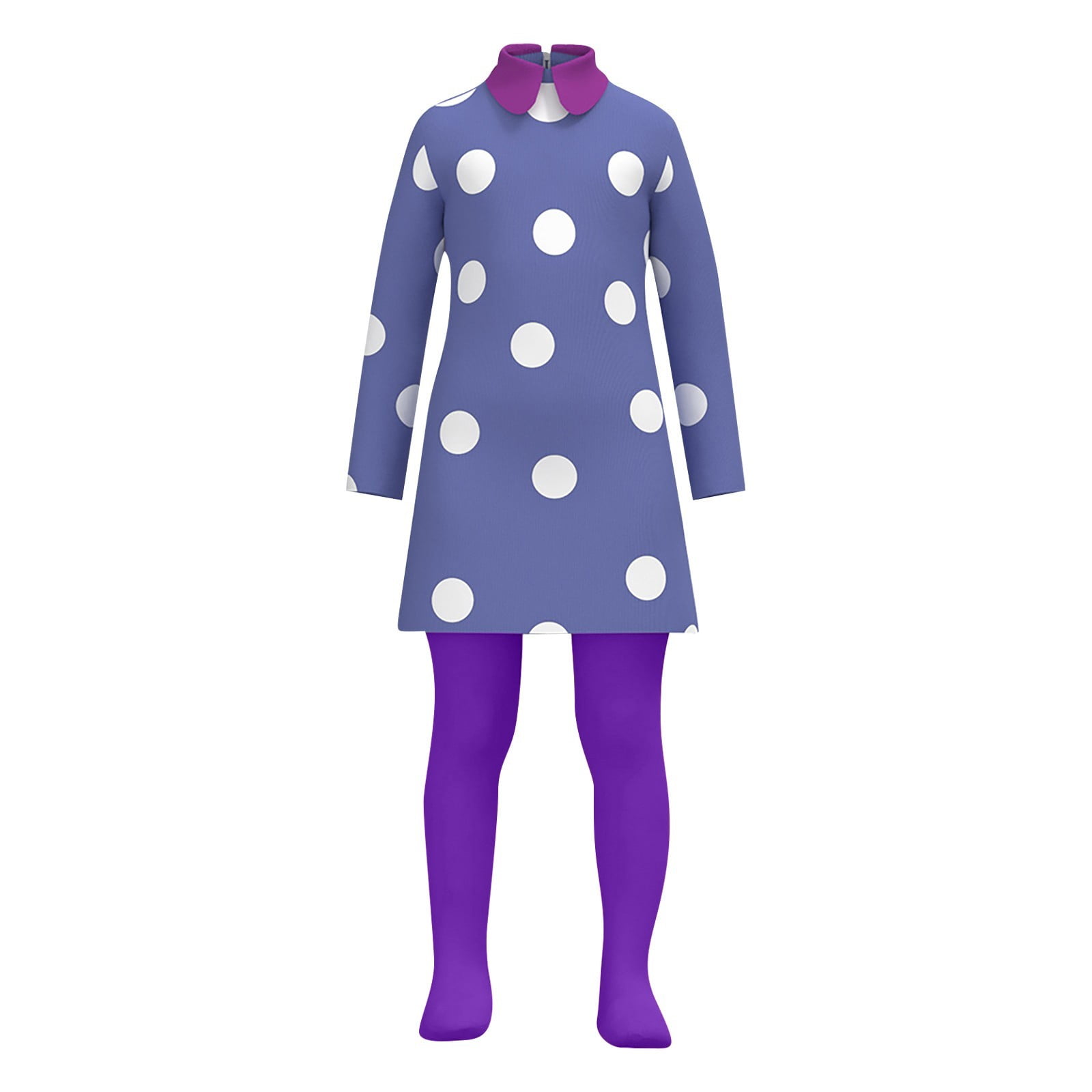 Quibby Inside Out 2 Costume Colorful Mood Character Outfit - Inside Out ...