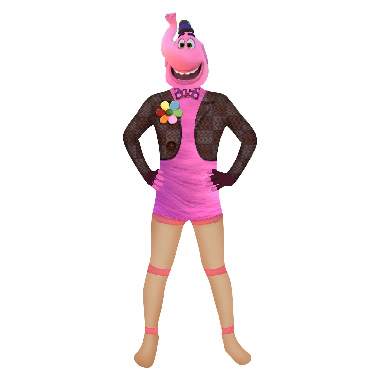 Quibby Inside Out 2 Costume Colorful Mood Character Outfit - Inside Out ...