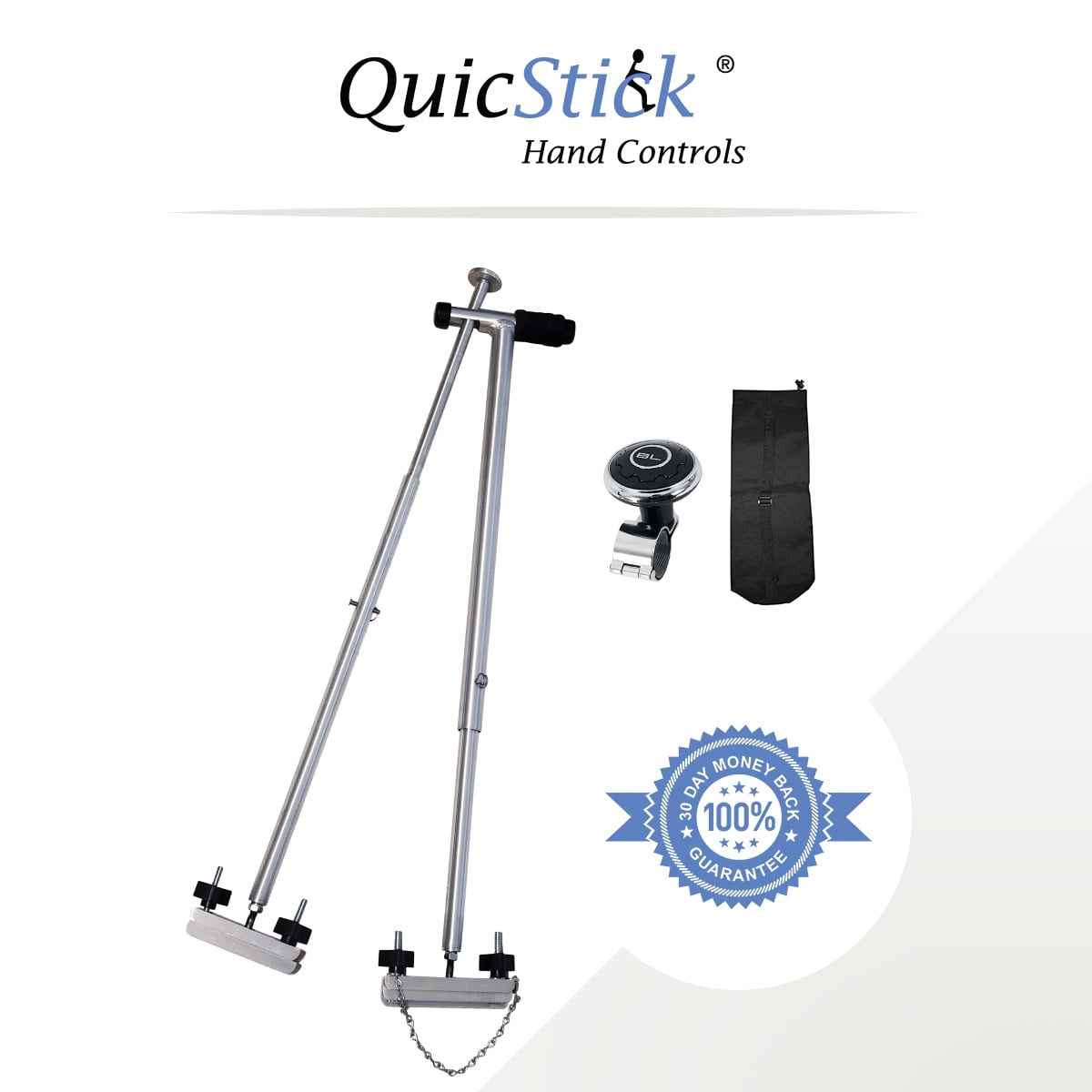 QuicStick Portable Car Hand Controls for Disabled Drivers, Handicap ...