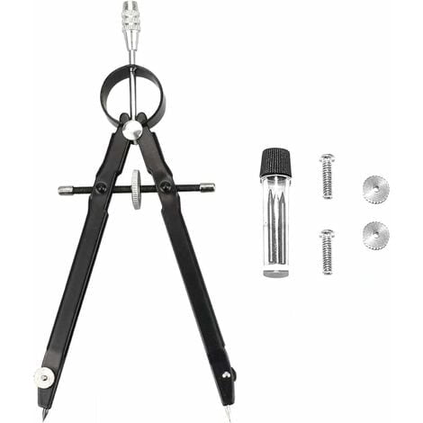 Quick Adjust Compass, Precision Compass, Metal Geometry Compass, with ...