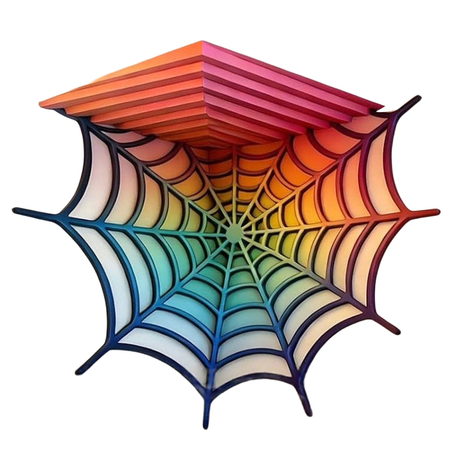 Quick Apply 3D Optical Corner Decal For Enhancing Room Ambiances In ...