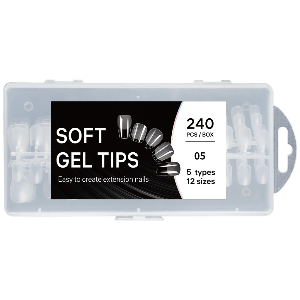 Quick Apply 5 in 1 Wearable Nail Art Strips Practical ABS Press on Nail ...