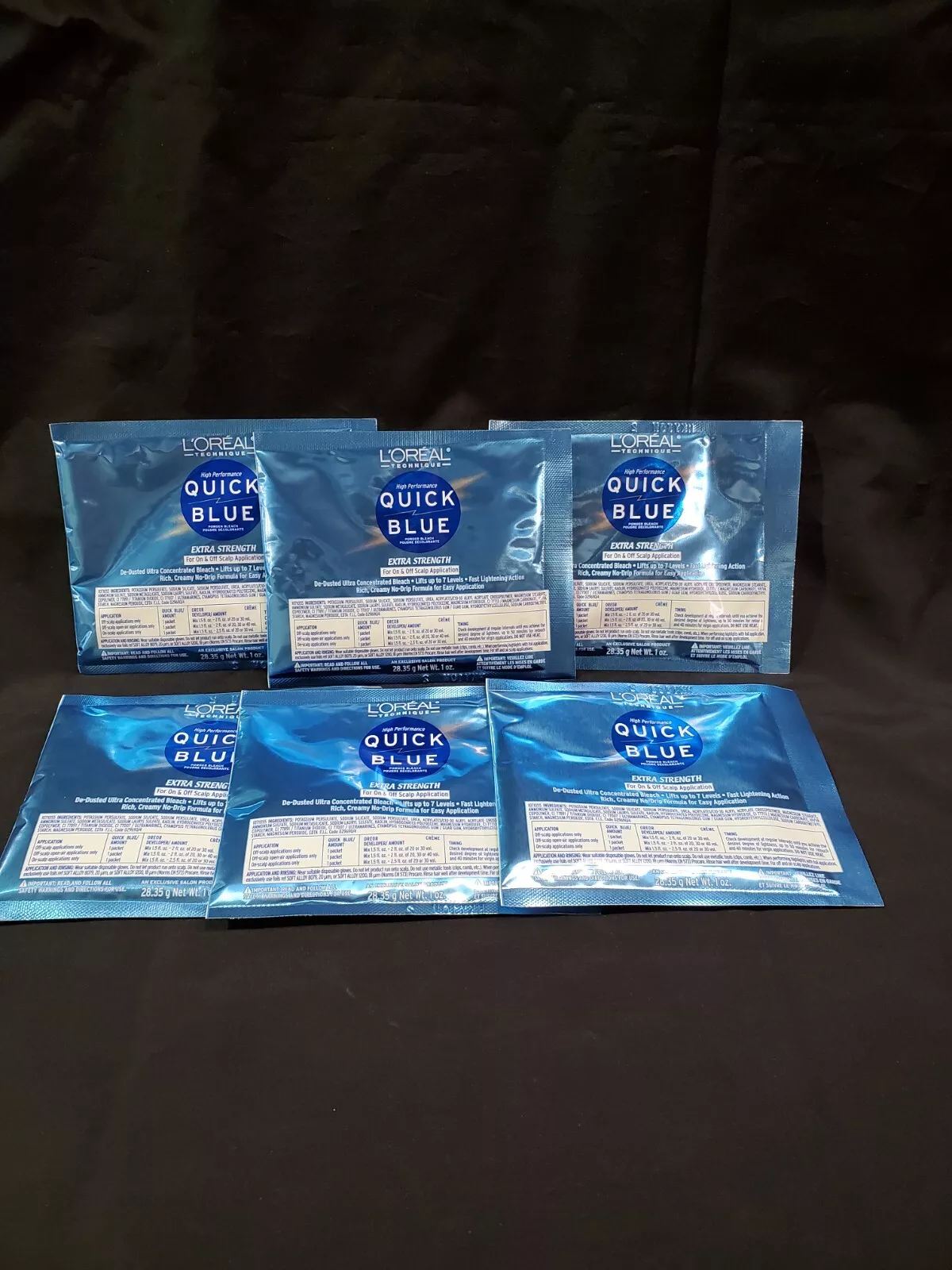 Quick Blue Powder Bleach Extra Strength 1 oz (6 Pack) - Walmart.com