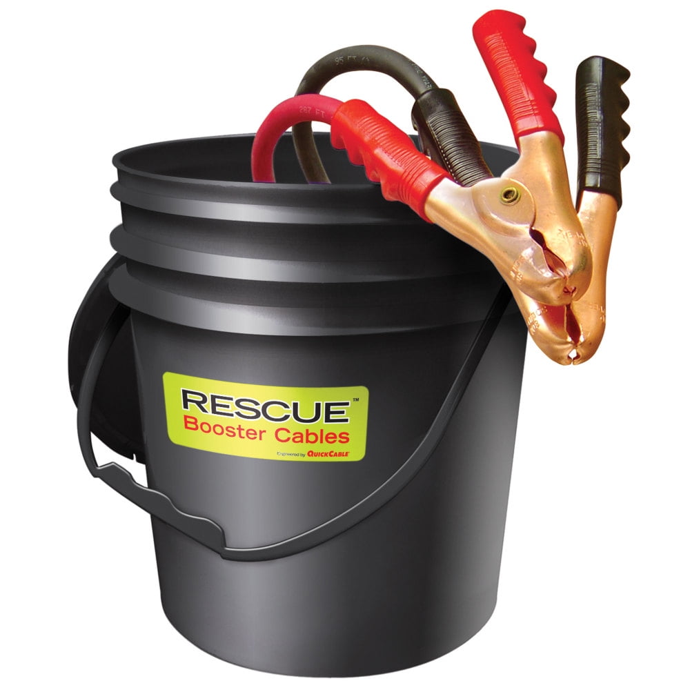 Quick Cable 602400 Booster Cables - 2/0 Gauge, 25' in Pail - Walmart.com