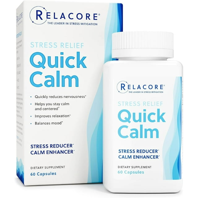 Quick Calm Mood Support Supplement with Ashwagandha, L-Theanine, and ...
