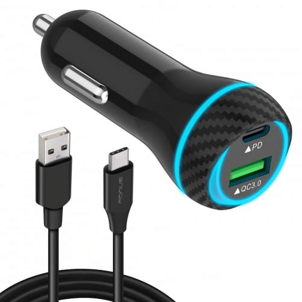 Quick Car Charger for Samsung Galaxy Tab S8/S9/S9 FE Plus Ultra - 43W 2 ...