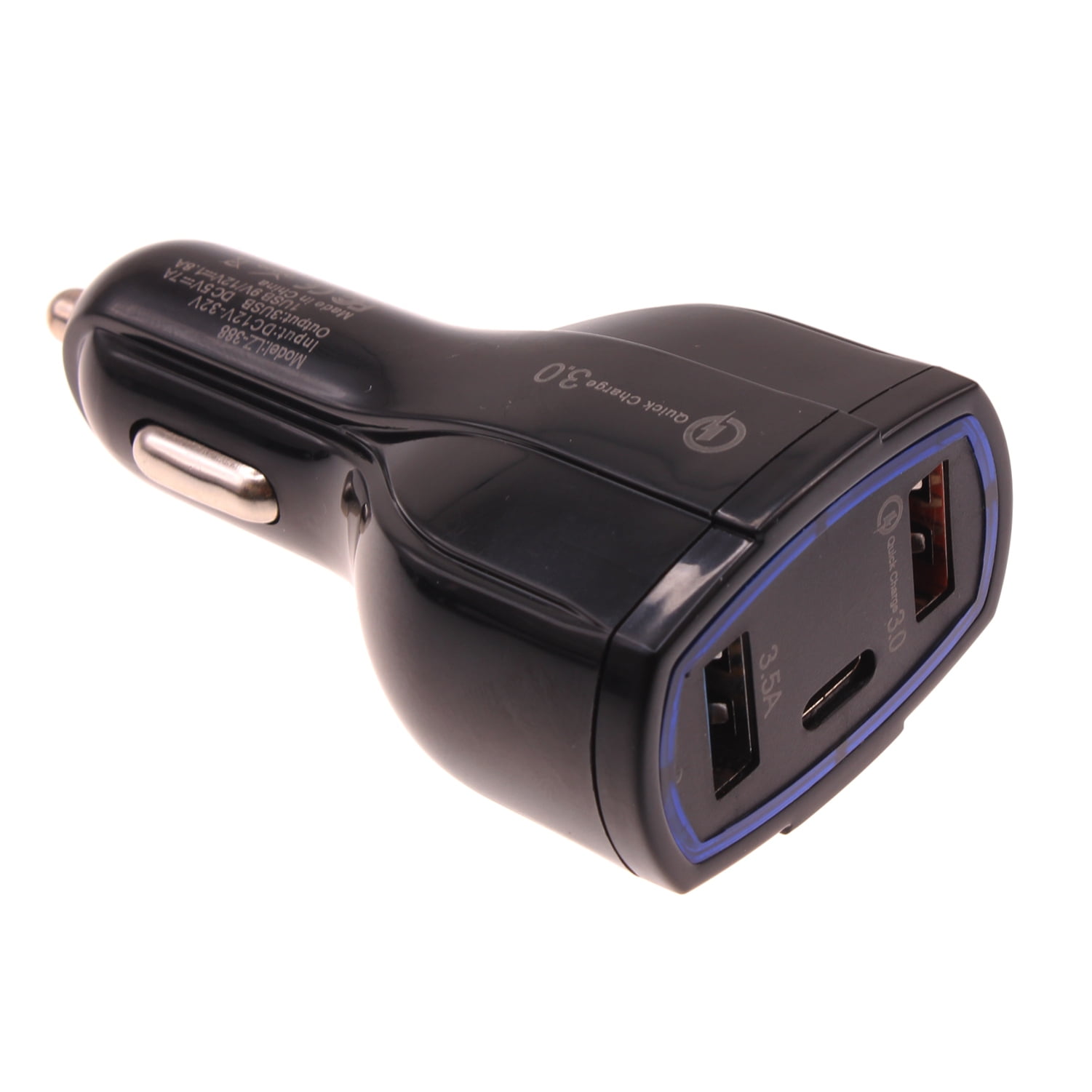 Quick Car Charger for iPhone 15/Pro/Max/Plus - 48W 3-Port USB Type-C ...