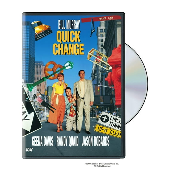 Warner Bros Quick Change Movie (DVD) - Bill Murray, Heist Comedy, Rated ...