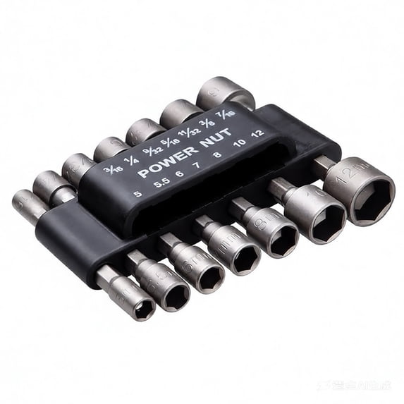 Quick Change Hex Shank Adapter & Drill Bit Set /4 Inch Hexagon Shank ...