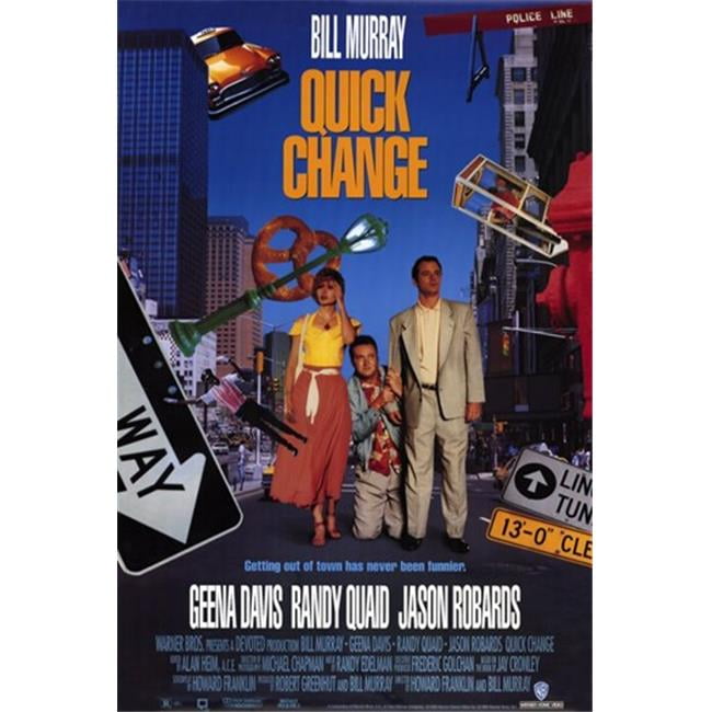 Quick Change Movie Poster - 11 x 17 in. - Walmart.com