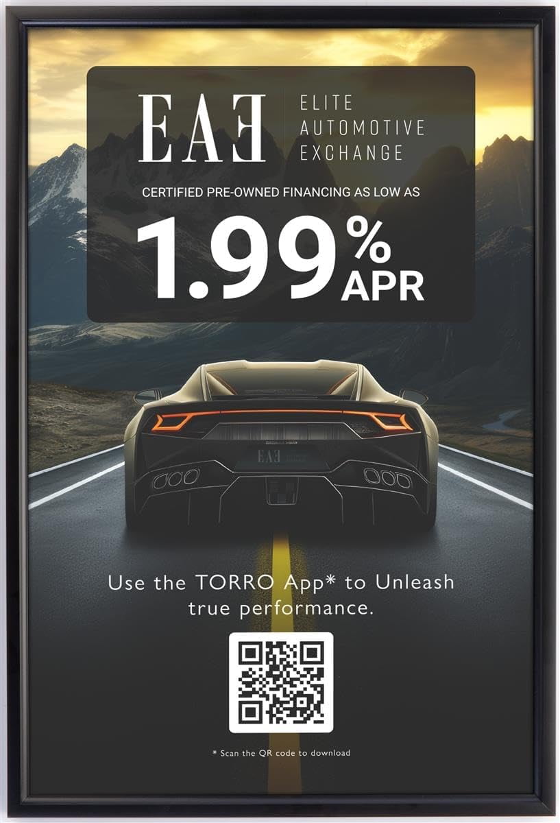 Quick Change Poster Frames for 24” x 36” Graphics, Slide-in-Style Frame ...