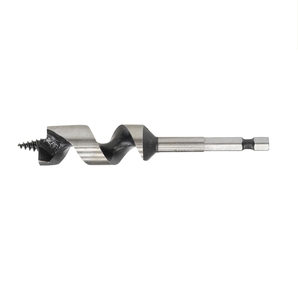 Quick Change Wood Boring Stubby Auger Bit with 1/4" Quick Connect ...