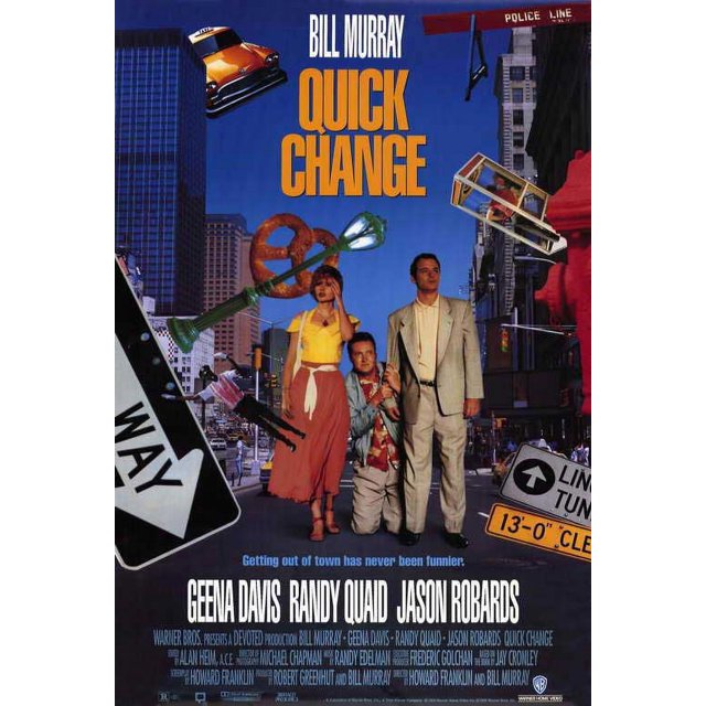 Quick Change - movie POSTER (Style B) (27" x 40") (1990) - Walmart.com