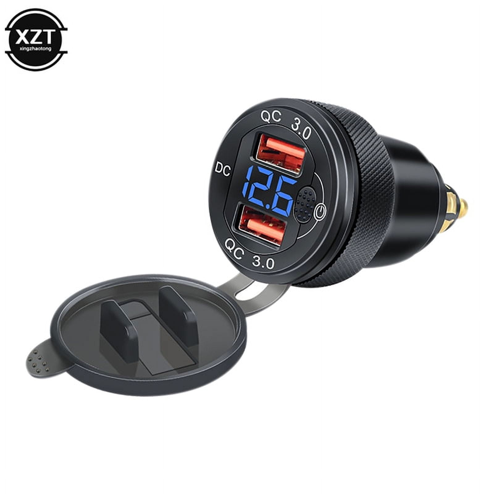 Quick Charge 3.0 Dual USB Charger Plug Socket Power Adapter Type-C For ...