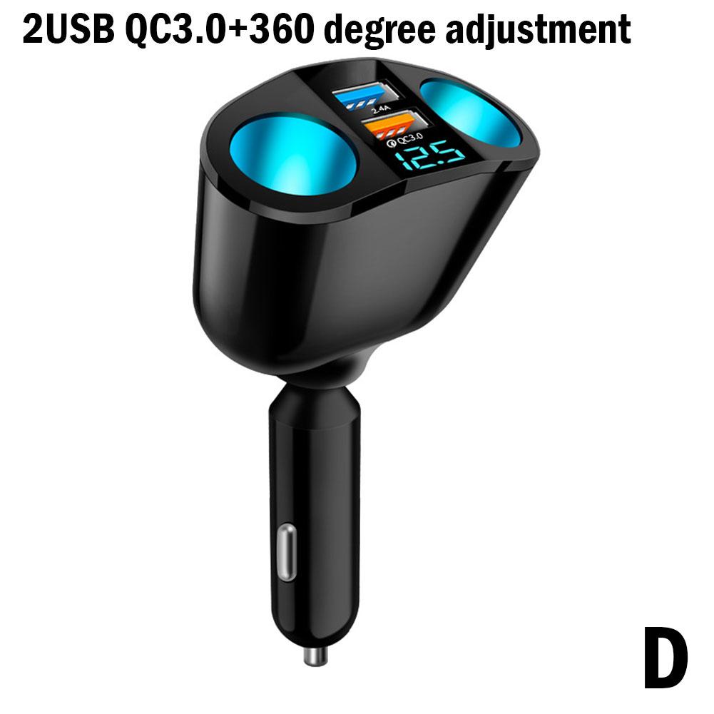 Quick Charge Car Charger QC3.0/PD Port Phone Charger 12V/24V Socket Adapter Universal Lighter ...