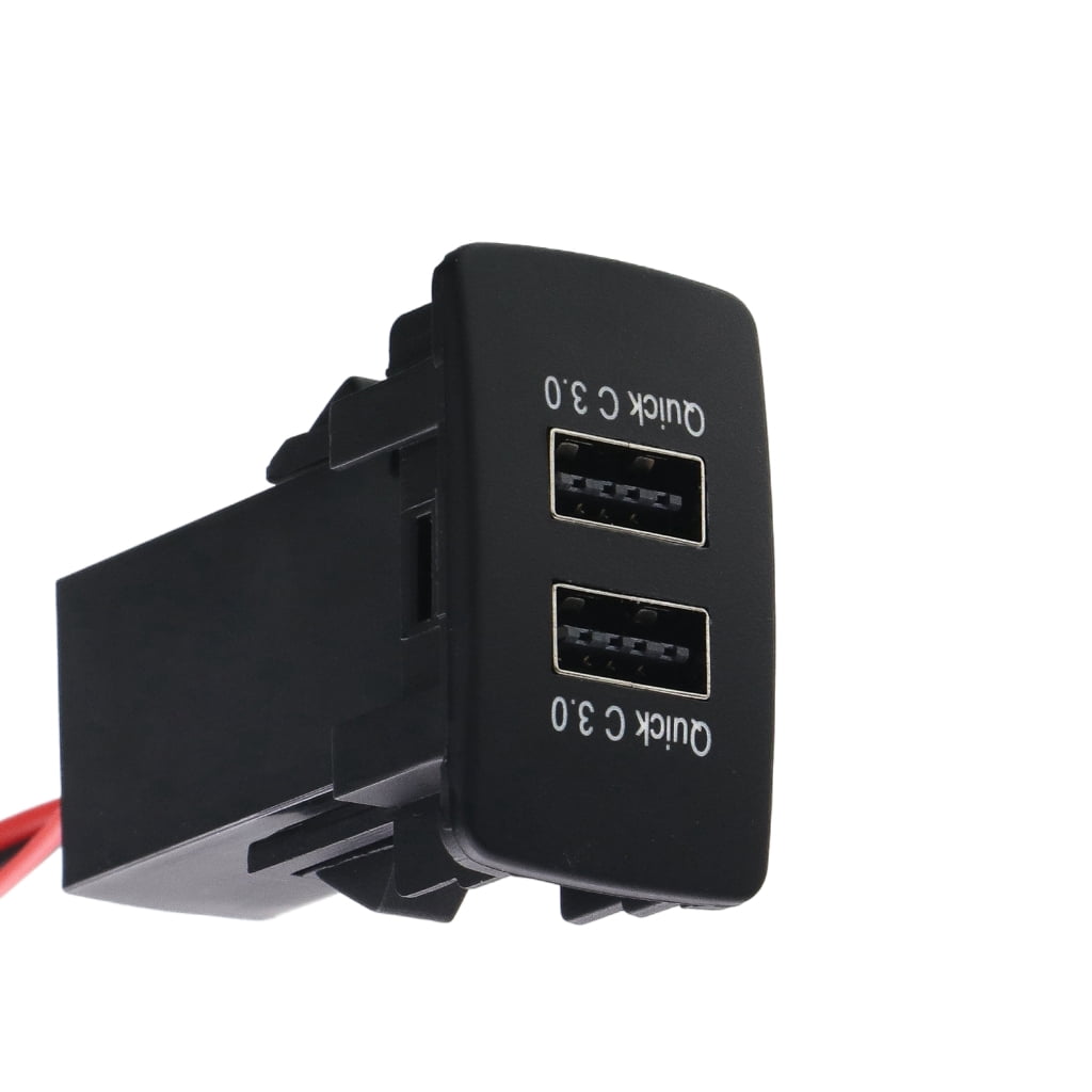 Quick Charging QC3.0 Double USB Port Adapter For Efficient Car Charging ...