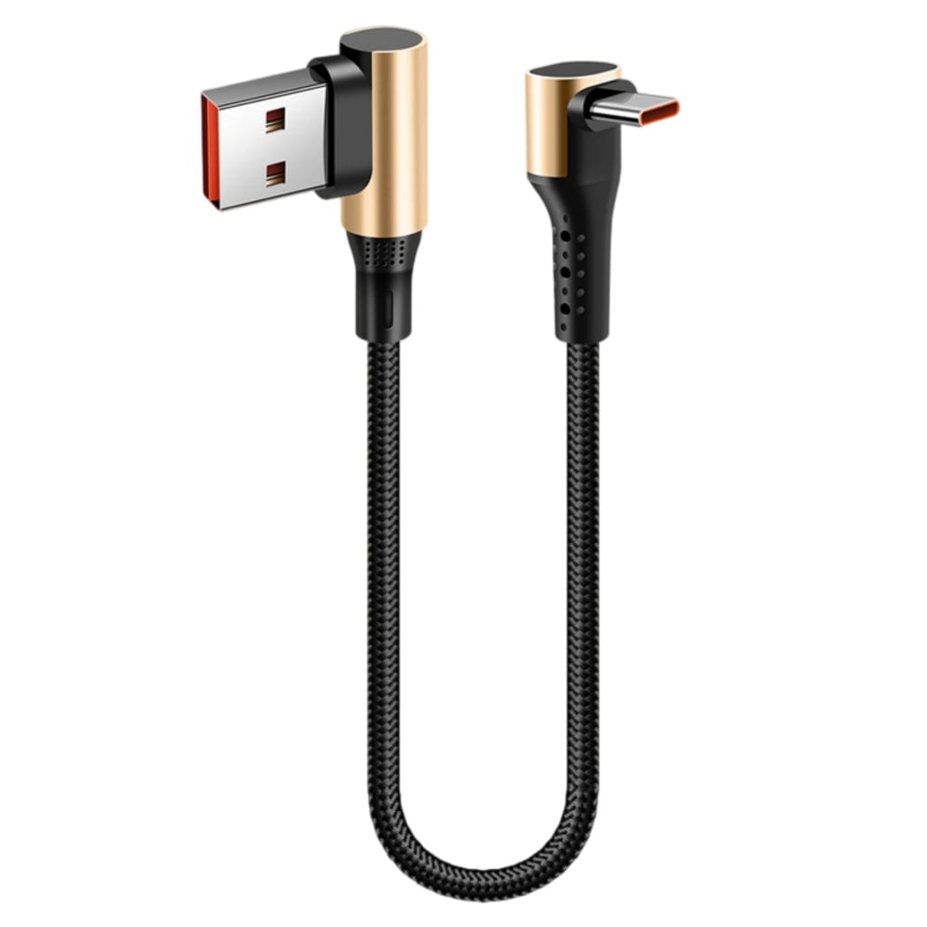 Quick Charging USB Type C Cable Reinforced Braiding Short Data line for ...