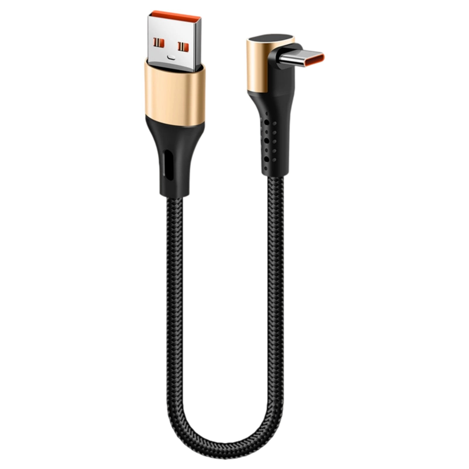 Quick Charging USB Type C Cable Short Length Braided Cord for Fast and ...