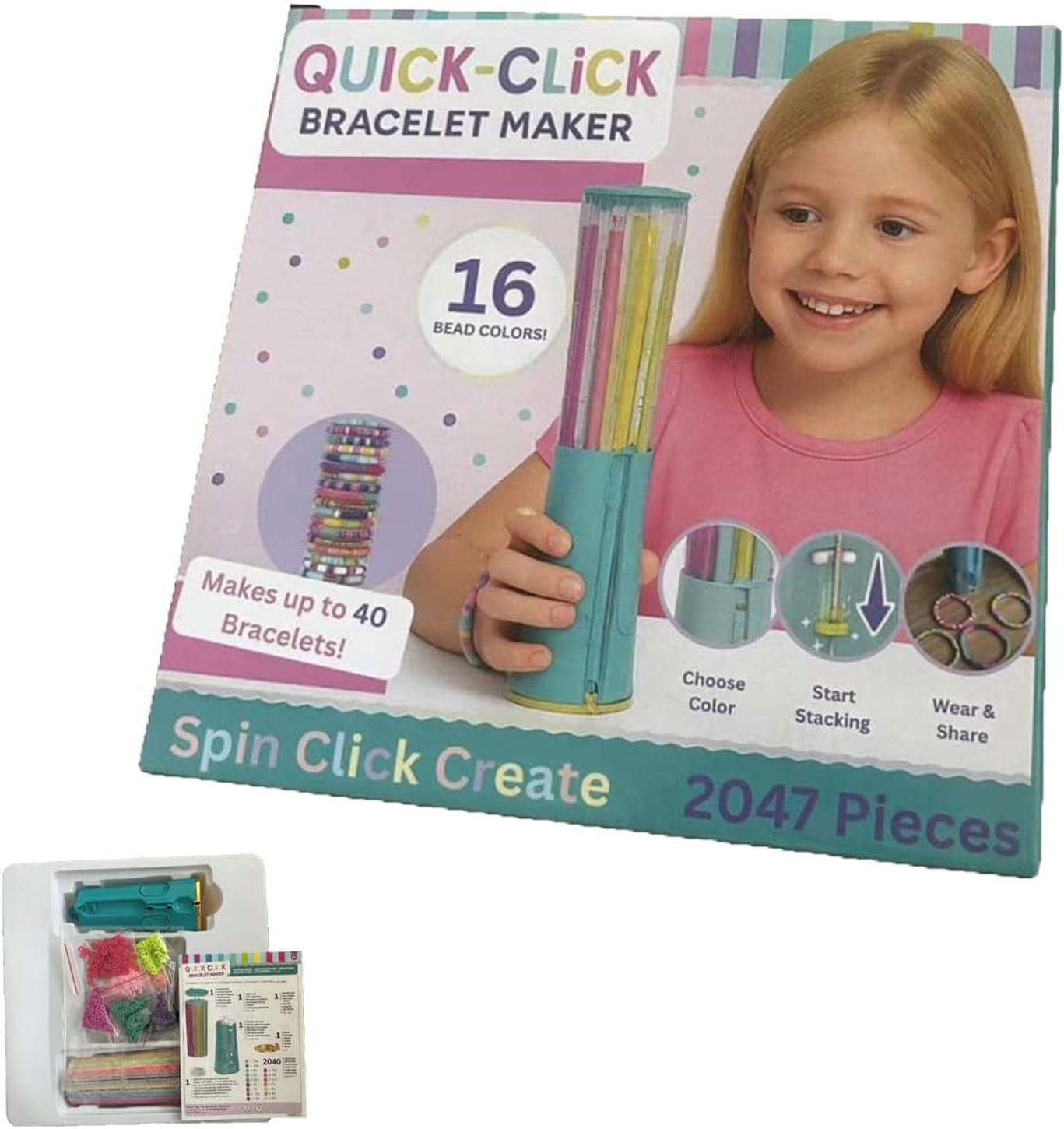 Quick Click Bracelet Maker Kit, Cool Bracelet Making Machine, DIY ...