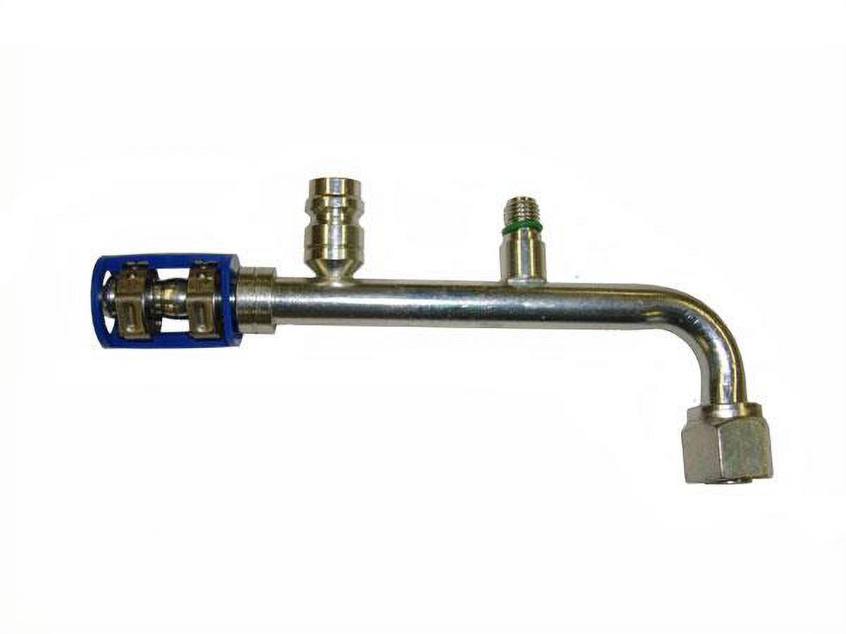 Quick Clip - # 8 Condenser Fitting With Metric Port and R134 Port ...