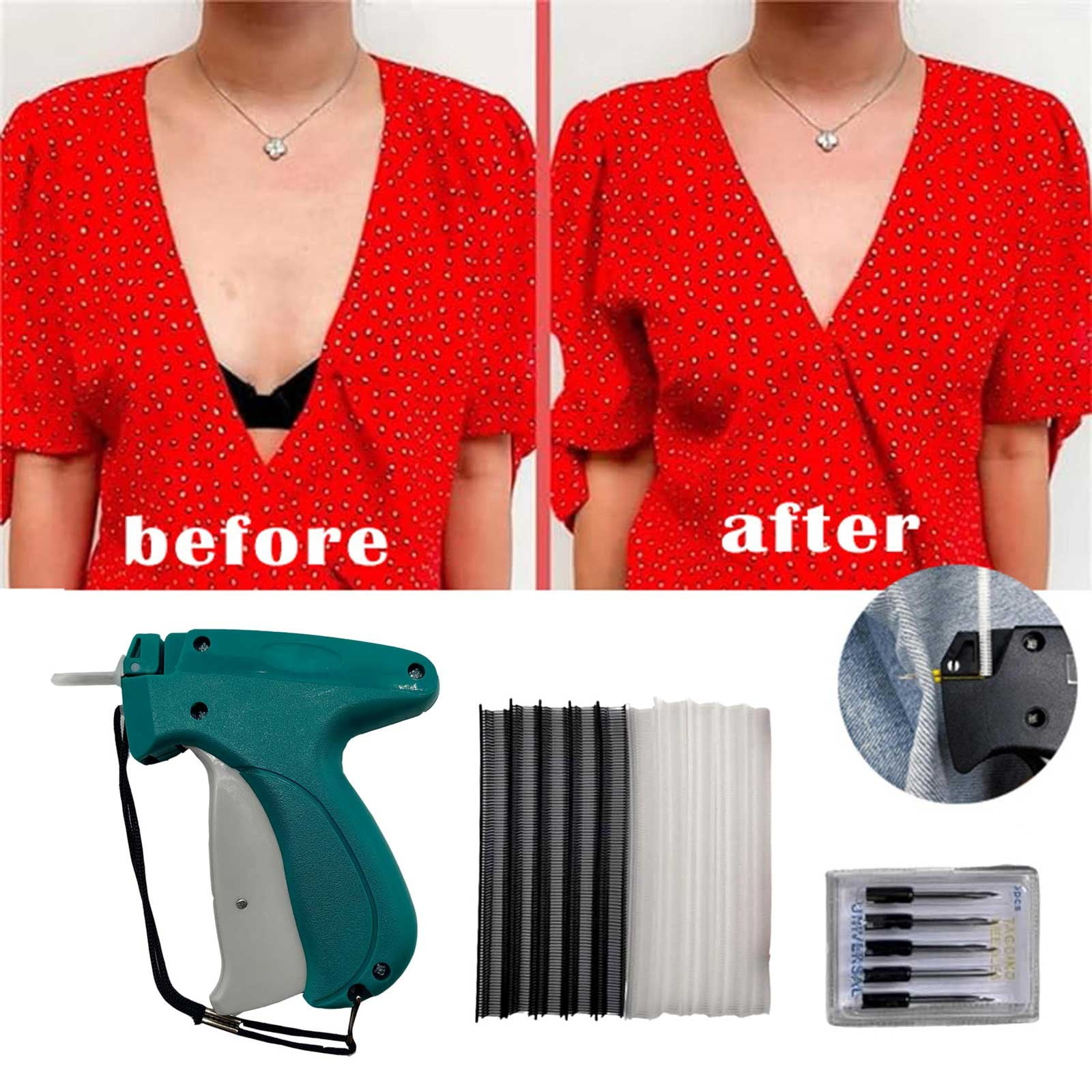 Quick Clothing Fixer Comes With 1000 Plastic Needles Micro Tool For ...