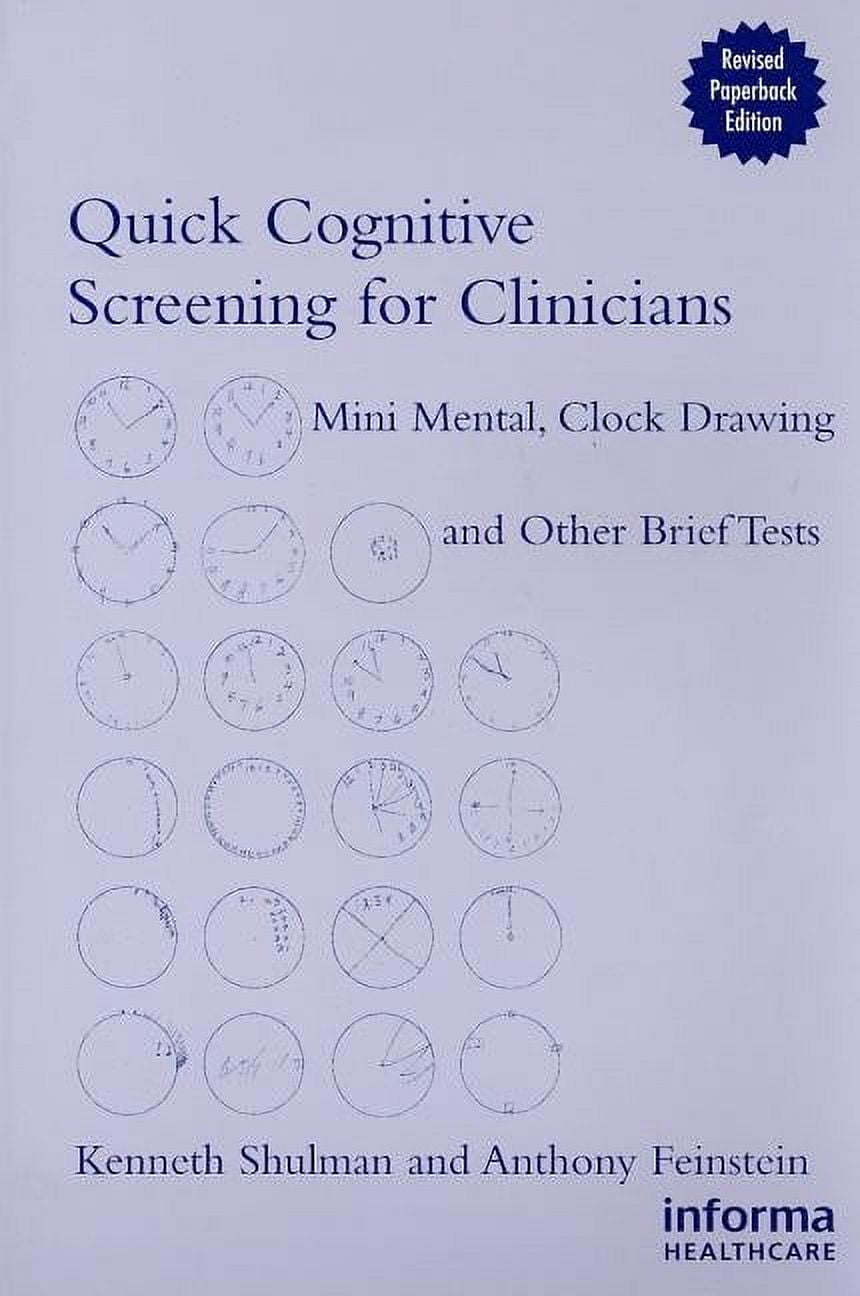 Quick Cognitive Screening for Clinicians: Clock-Drawing and Other Brief ...