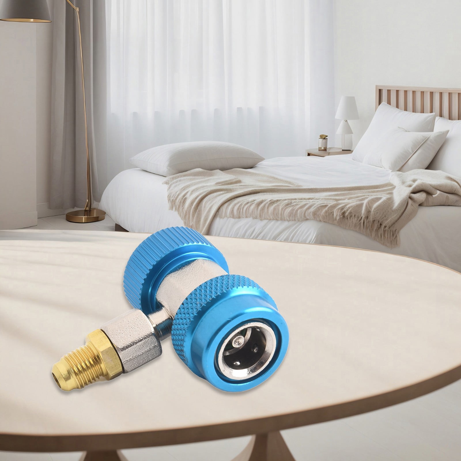 Quick Connect Air Conditioning Adapter R134A Adjustable Fluoride Meter ...