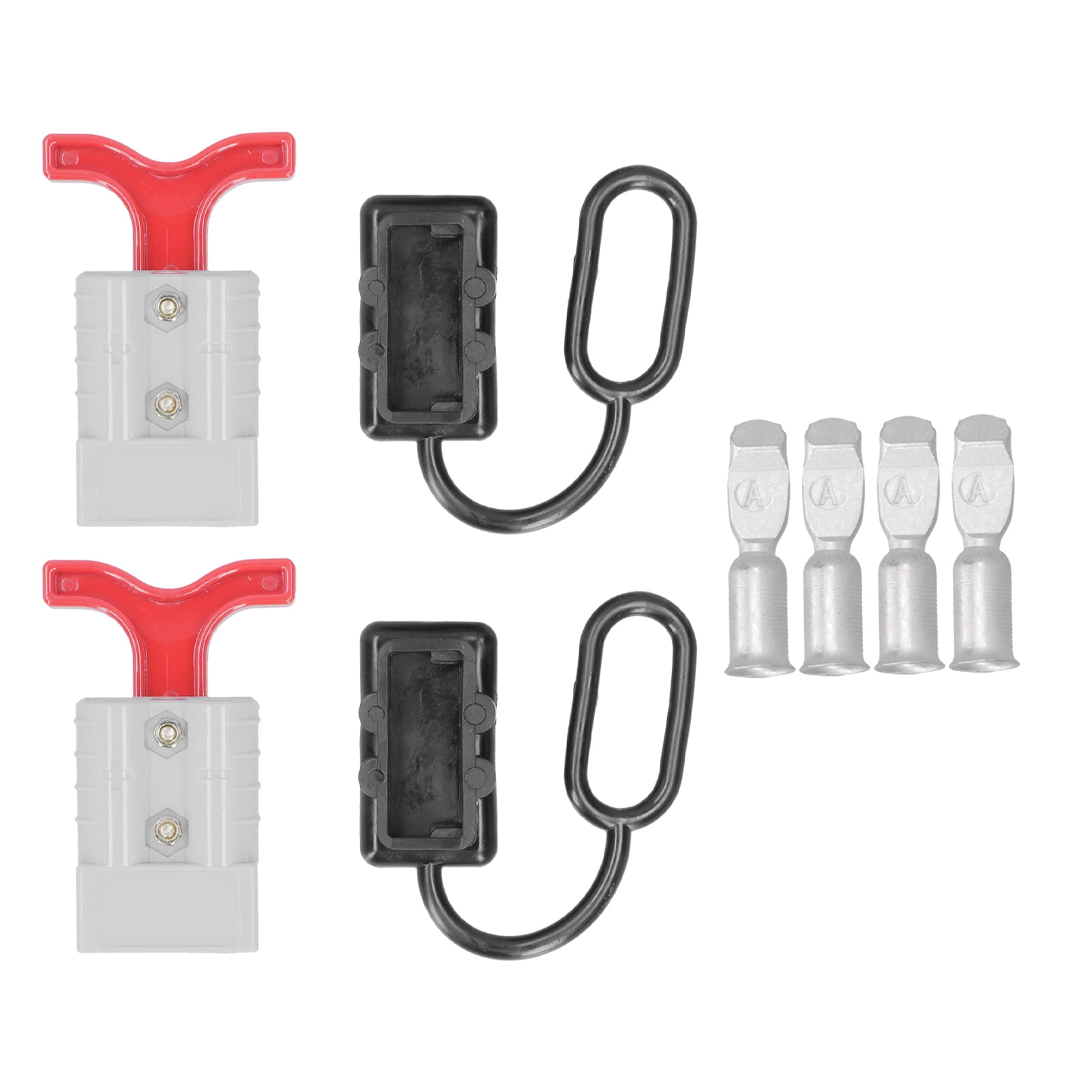 Quick Connect Battery Connector Plug, 50A 12V Disconnect Wire Harness Accessory - Durable & Easy ...