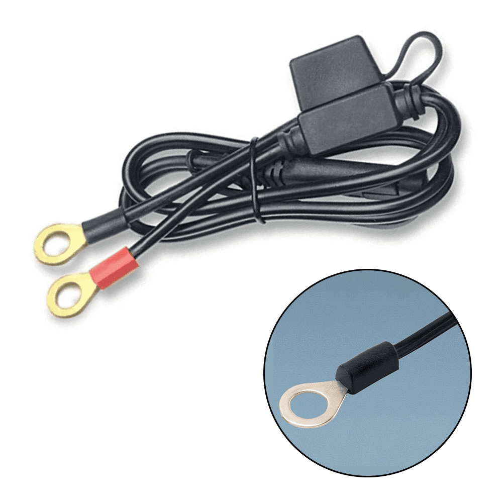 Quick Connect Cable Battery SAE Connector Ring Terminal Harness Fuse Charger 12V - Walmart.com