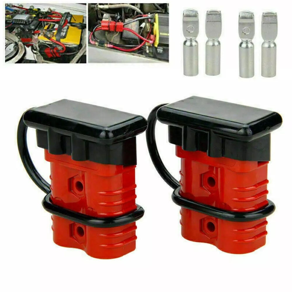 Quick Connect Disconnect Set with 2X 175A Battery Connectors and Boots ...