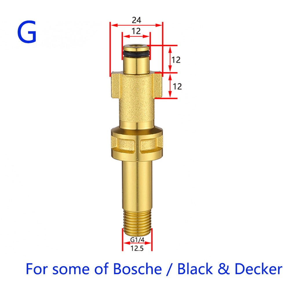 Quick Connect Foam Lance Connector Adapter For Bosch Pressure Washer ...
