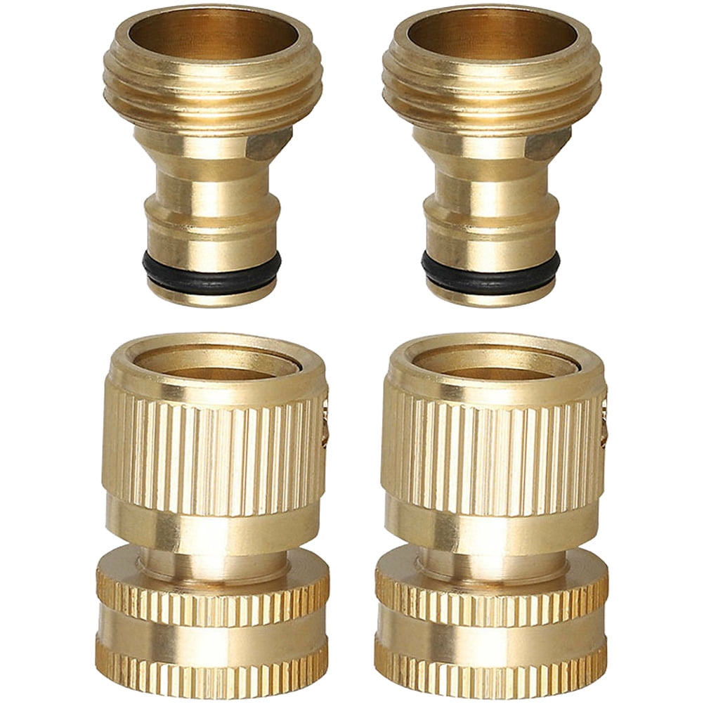 Quick Connect Garden Hose Fittings 2 Sets Connector Suite Water End ...