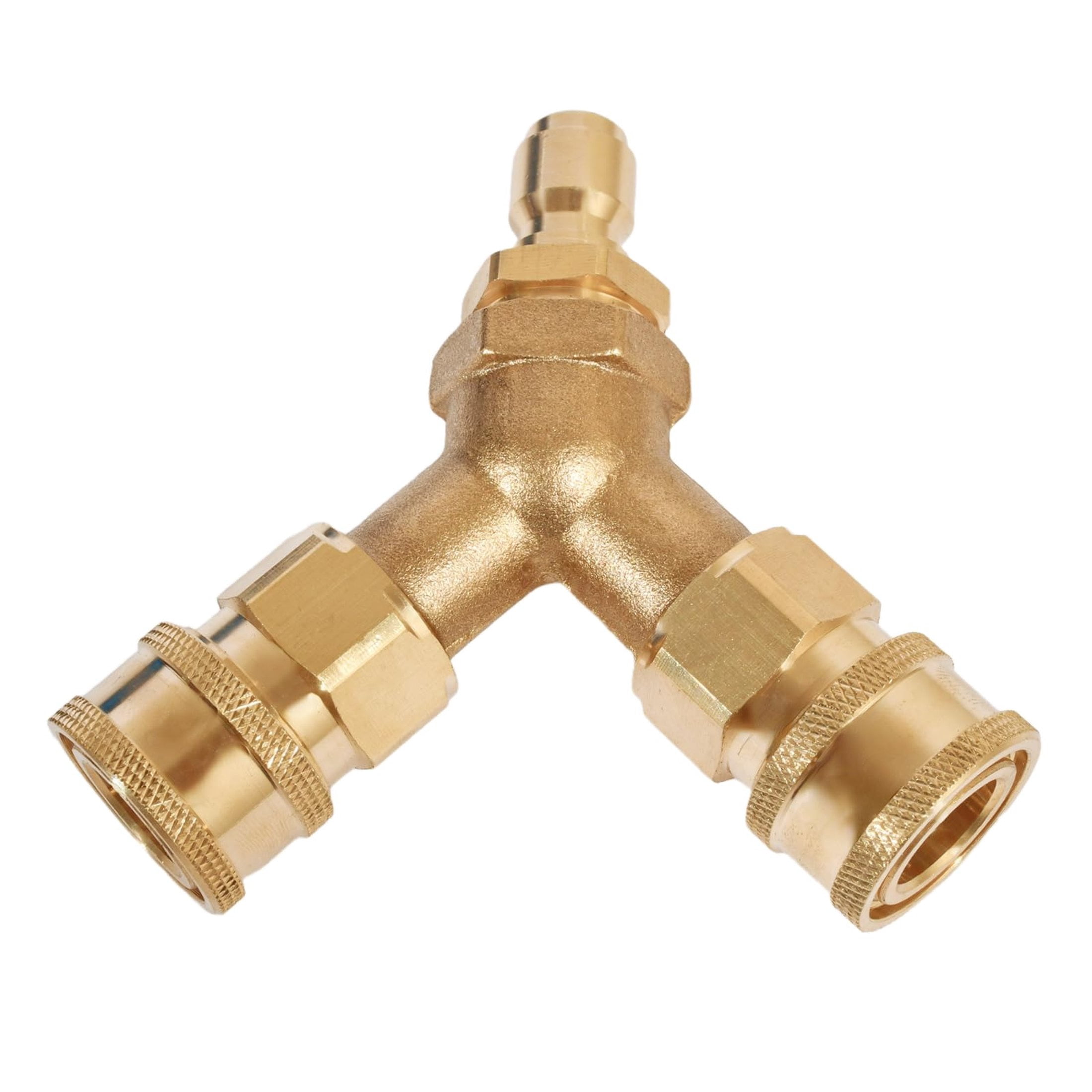 Quick Connect Pressure Tee Splitter Coupler for Dual Gun Power ...
