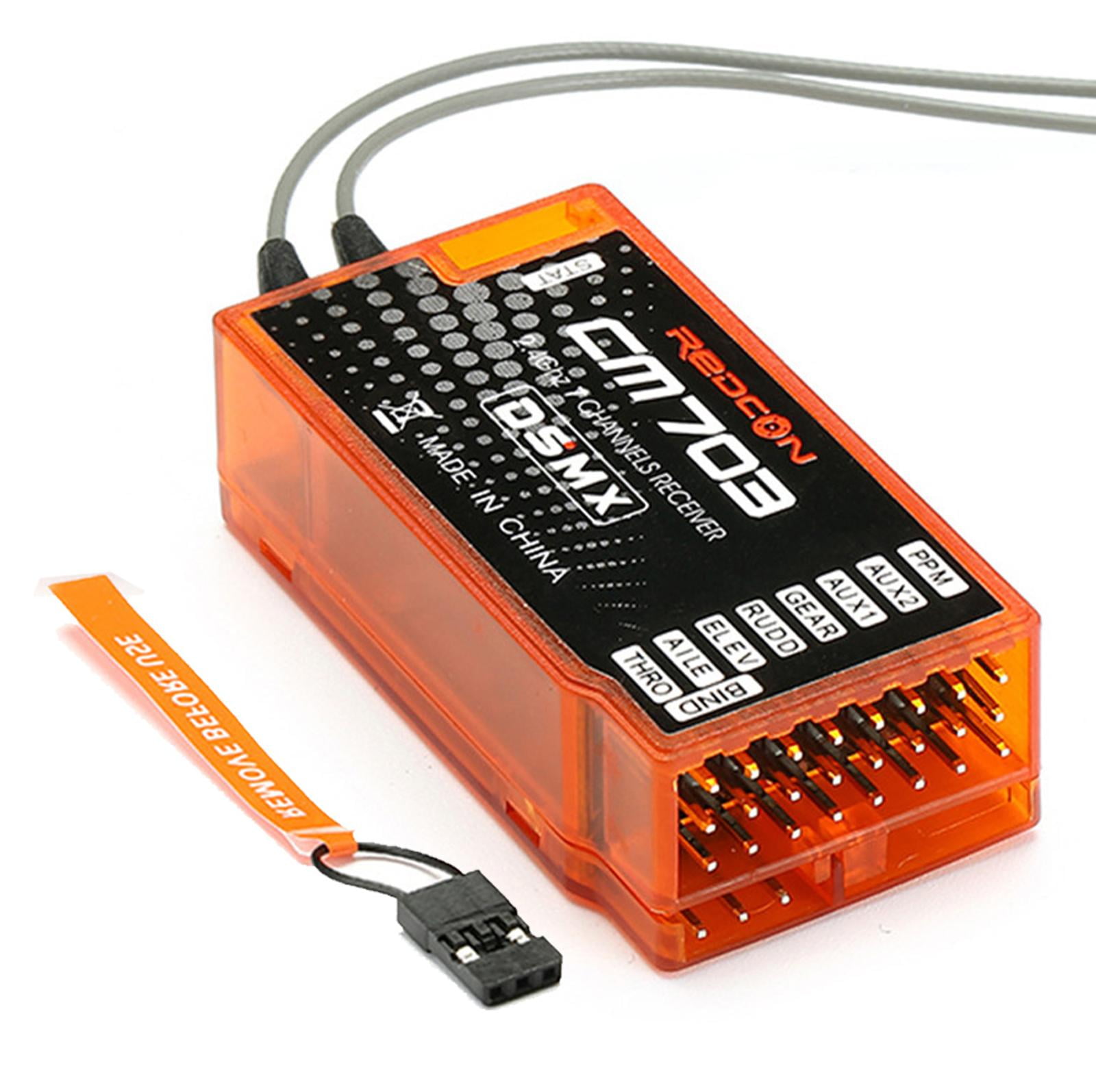 Quick Connect RC Receiver CM703 Simplified Setup for JR & Spektrum DSMX ...