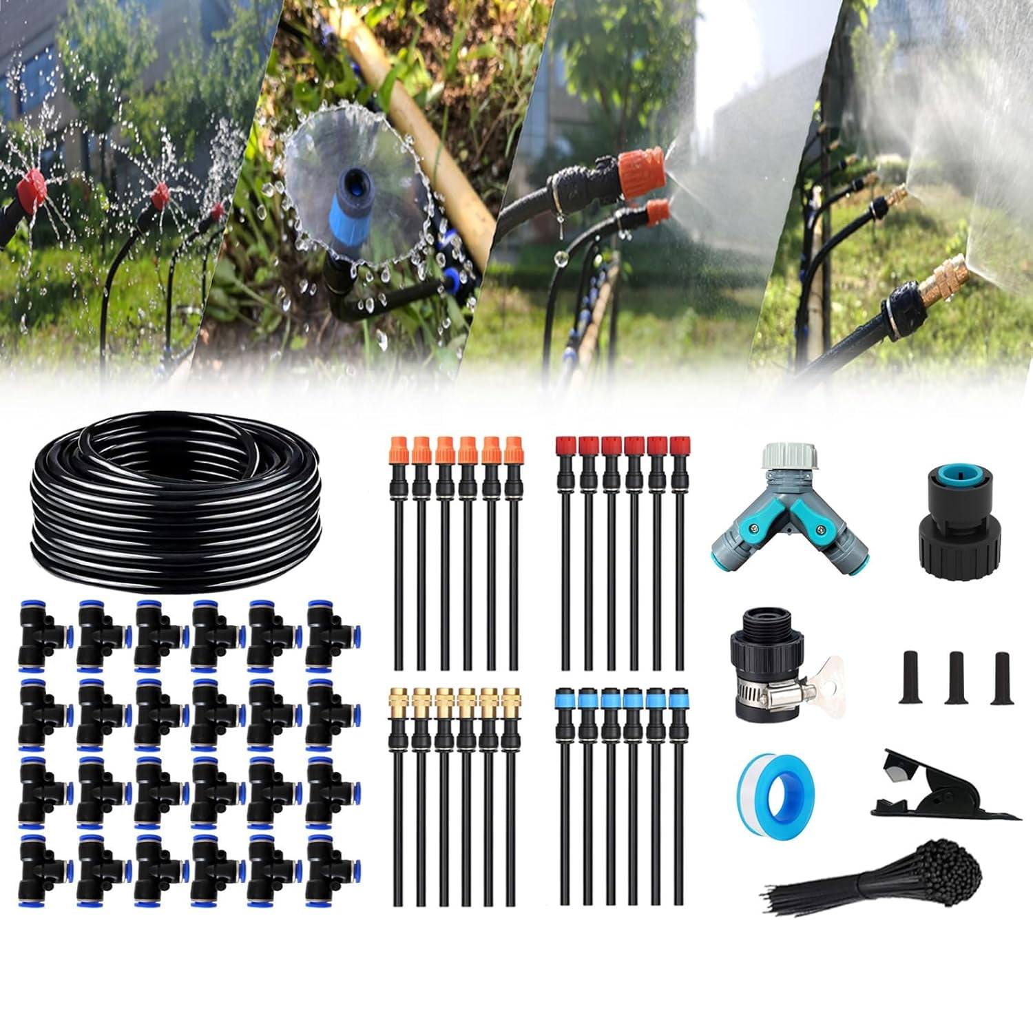 Quick Connector Drip Irrigation Kits,Automatic Irrigation System with ...
