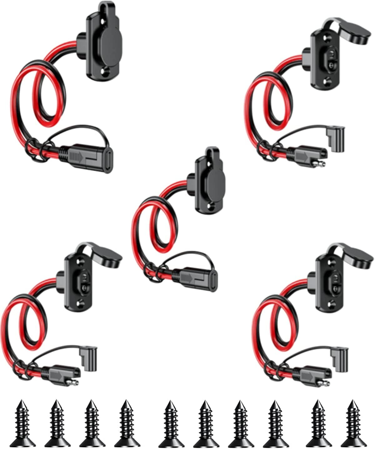 Quick Connector Harness, SAE Adapter Male Plug to Female Socket Cable ...