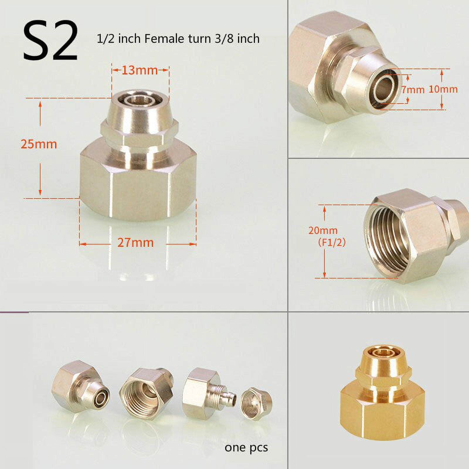 Quick Connector Water Purifier Fittings Copper joints,3/4 inch Female ...