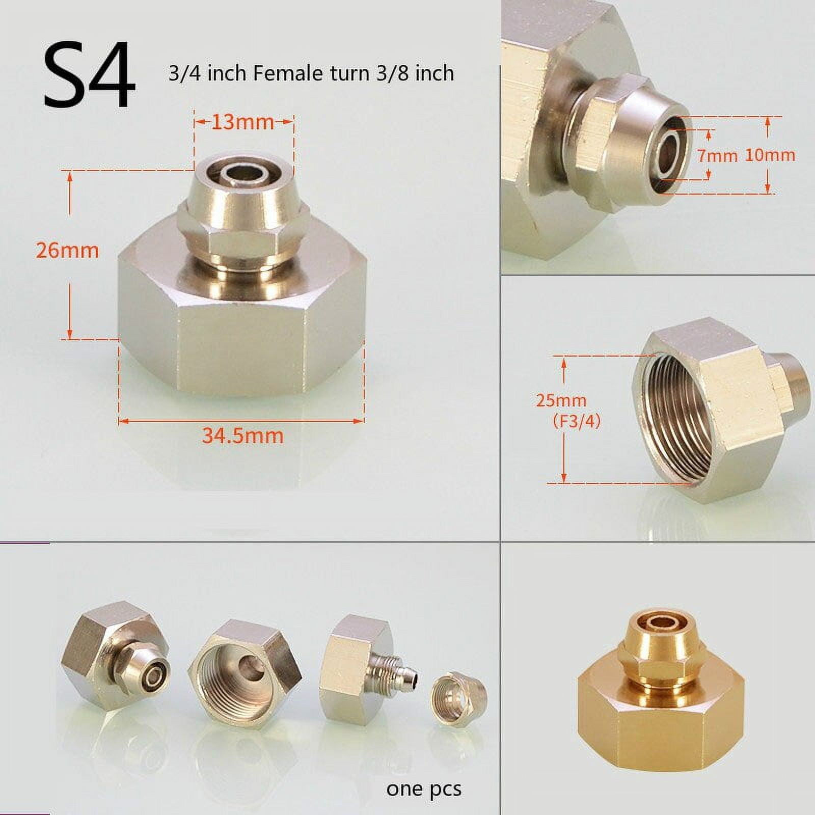 Quick Connector Water Purifier Fittings Copper joints,3/4 inch Female ...