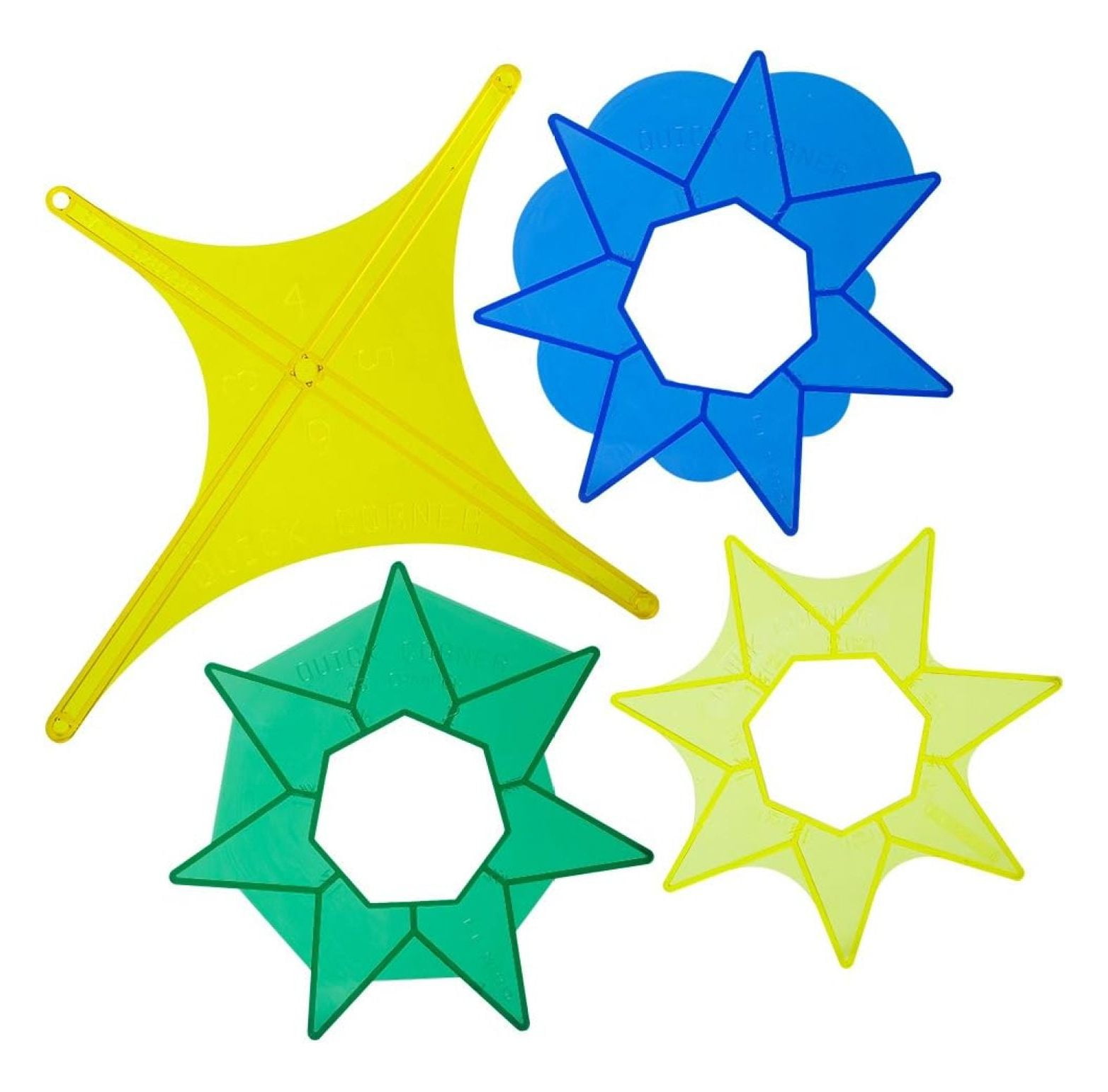 Quick Corners Set (4pc set) For Drawing Various Size Curves On Corners ...