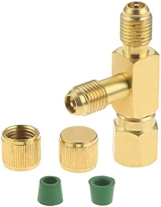 Quick Coupler Access Tee, /4'' Valves Core Tee Adapter with Swivel ...