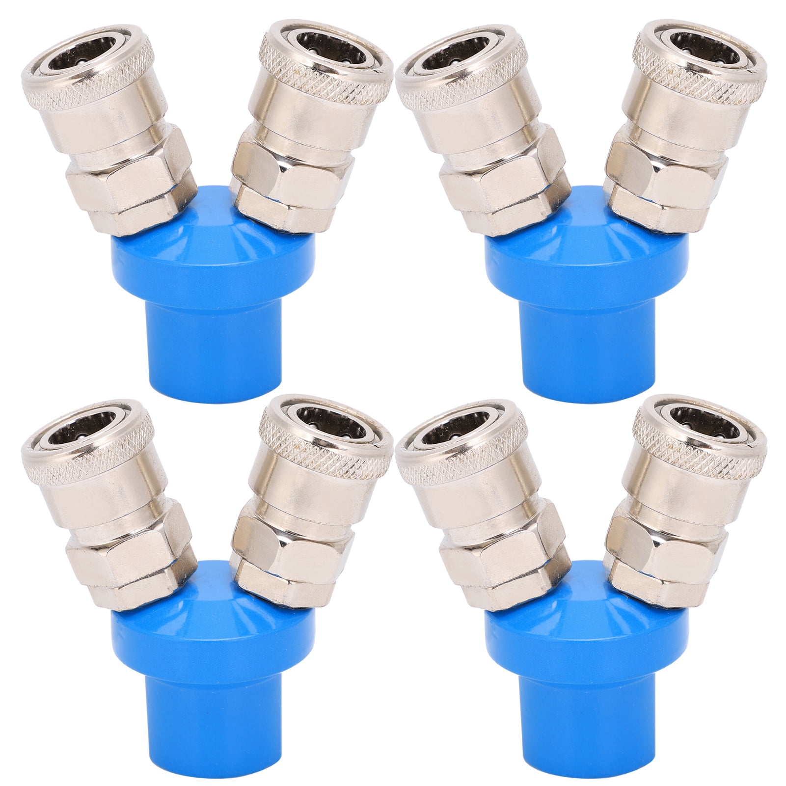 Quick Coupler for Air Fittings & NPT Tools Heavy-Duty 2-Way Pneumatic ...