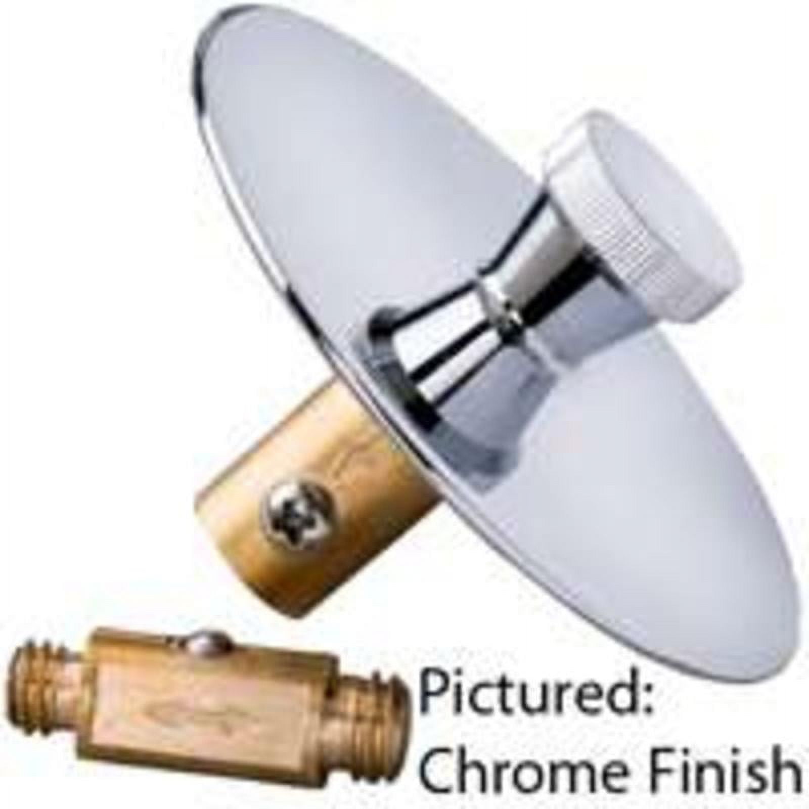 Quick Cover Tub Stop Brushed Nickel Plumb Pak Tub and Shower Drains and ...