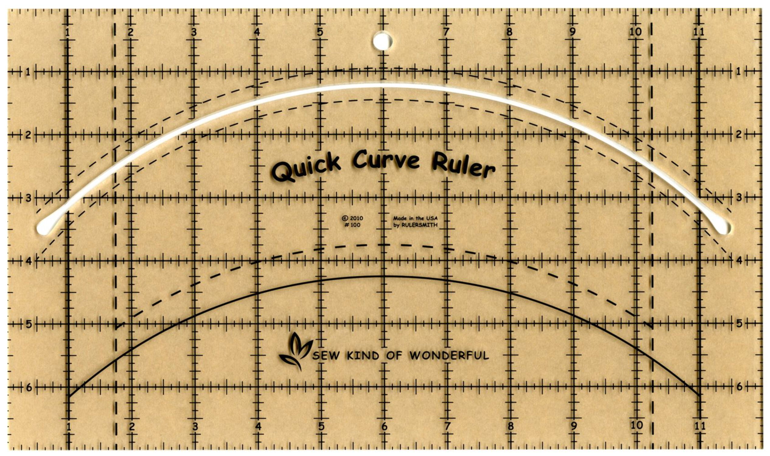 Quick Curve Quilt Ruler by Jenny Pedigo for Sew Kind of Wonderful ...