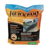 Quick Dam Grab & Go Flood Kit includes 5 - 10ft Flood Barriers in ...