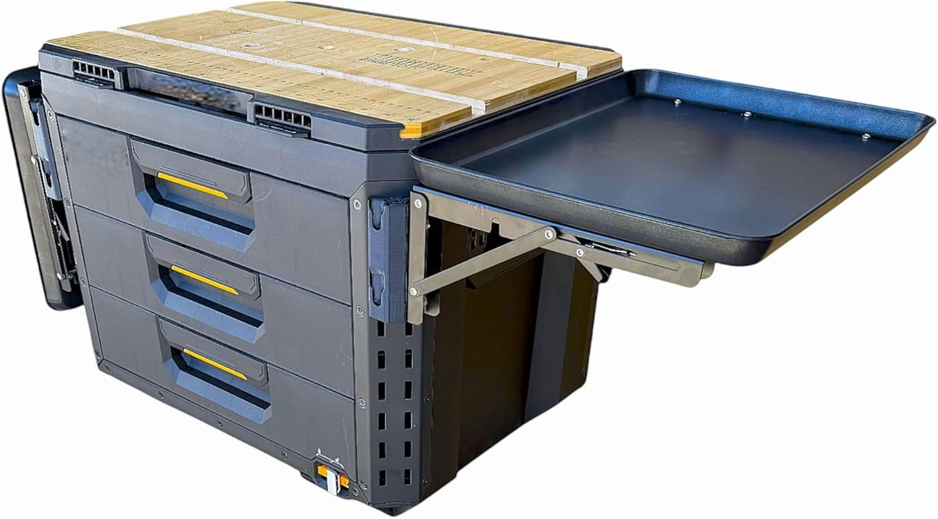 Quick Detaching/Folding Steel Table, Compatible with StackTech Toolbox ...