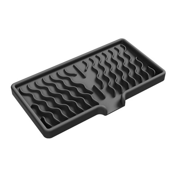 Quick-Draining Wall-Mounted Soap Holder For Bathroom Sink Tray Storage ...